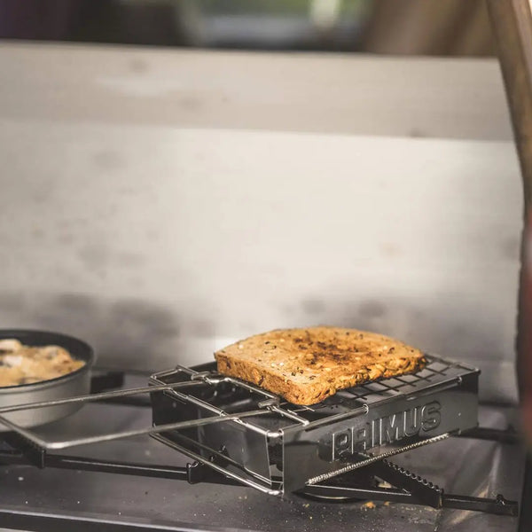 Primus Stainless Steel Collapsible Camping Gas Stove Bread Toaster