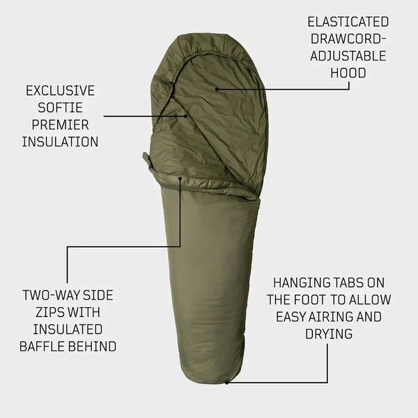 Snugpak Softie 3 Merlin Sleeping Bag - Lightweight and Compact